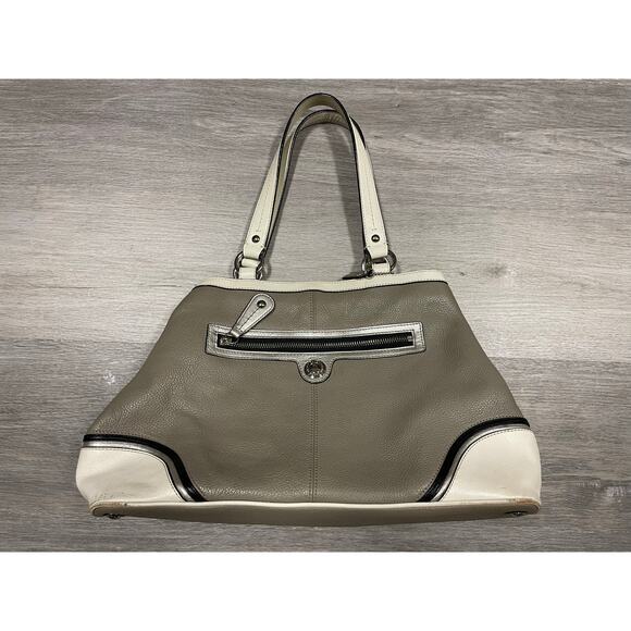 Coach | Bags | Coach Laura Spectator Tote Satchel F5145 All Leather ...